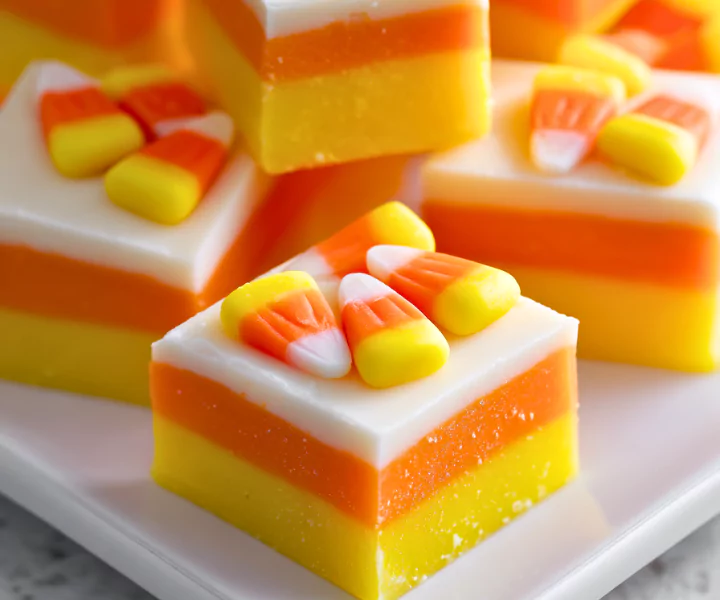 Candy Corn Fudge Recipe - Wasian Cookery