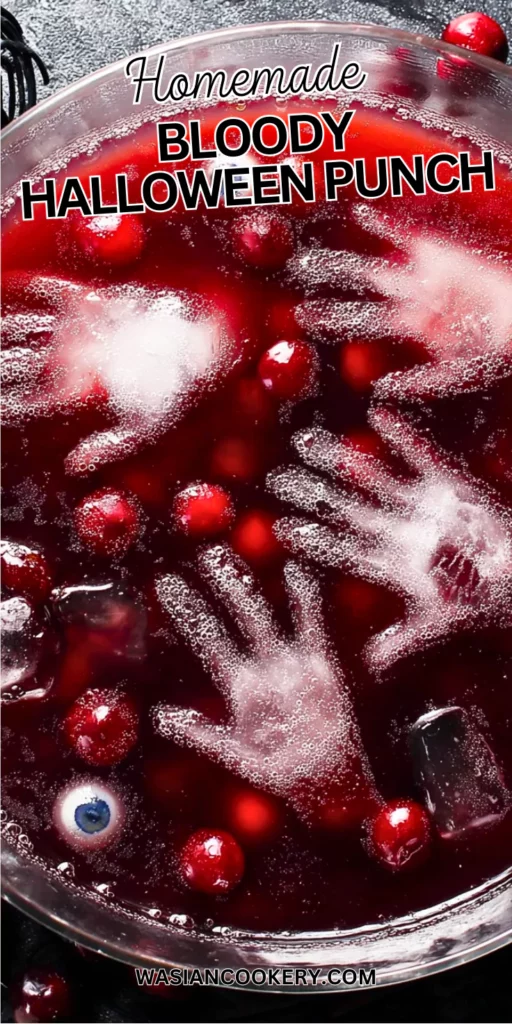 Bloody Halloween Punch Recipe - Wasian Cookery