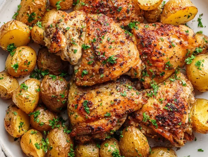 Air Fryer Chicken and Potatoes Recipe