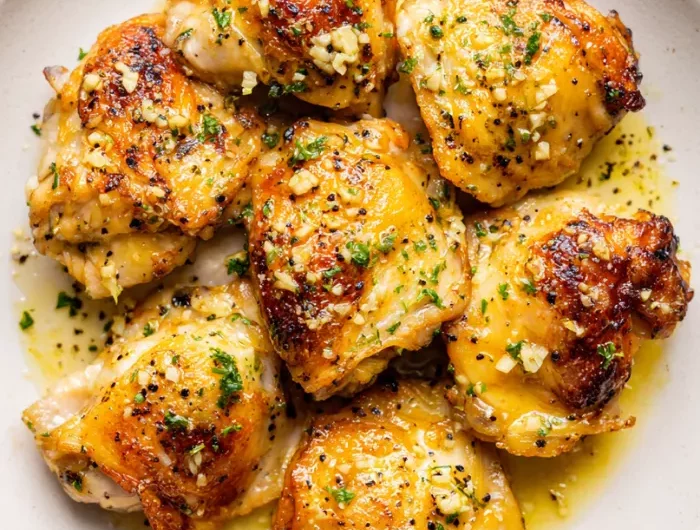 Air Fryer Chicken with Garlic Butter Recipe