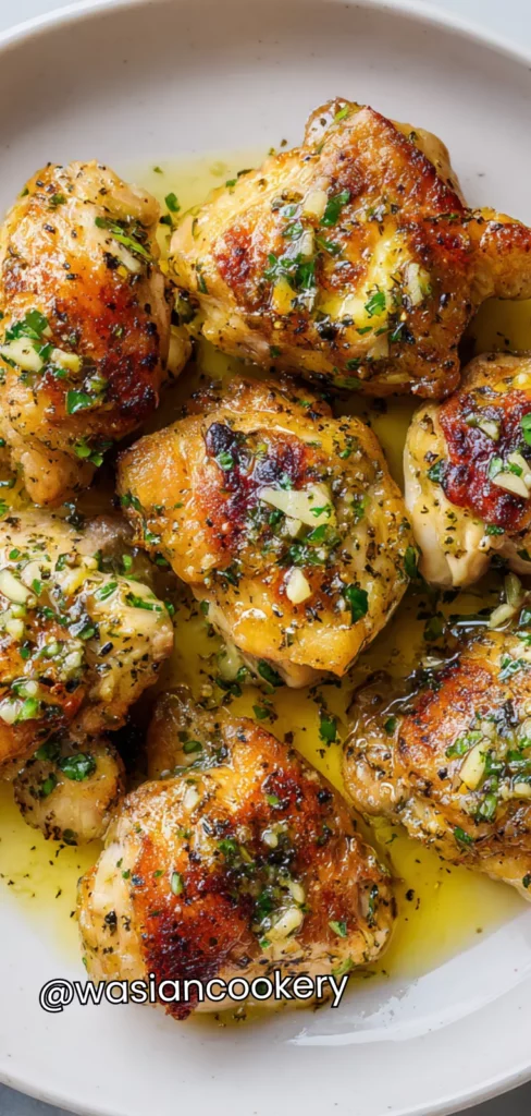 Air Fryer Chicken with Garlic Butter Recipe